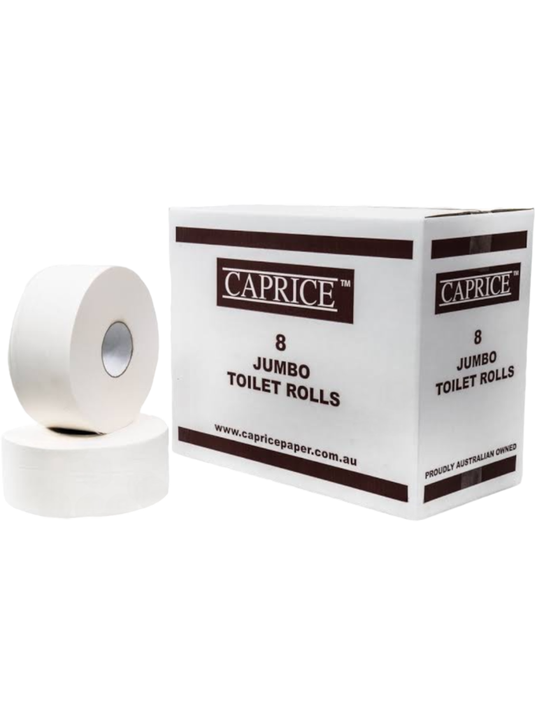 Caprice Jumbo Toilet Paper Roll (Carton of 8) - Zender